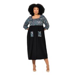Ulla Popken Kleid in schwarz | Gr.: 58-60