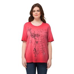 Ulla Popken Shirt in salsa | Gr.: 46-48