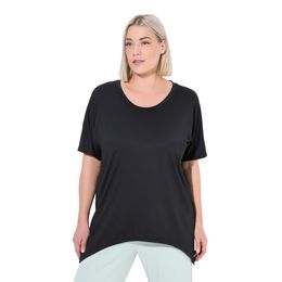 Ulla Popken Shirt in schwarz | Gr.: 54-56