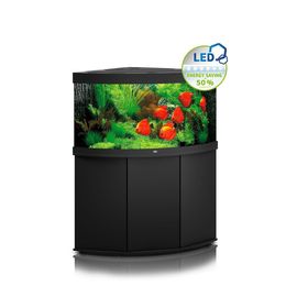 JUWEL Komplett Eck-Aquarium Trigon 350 LED mit Unterschrank SBX schwarz