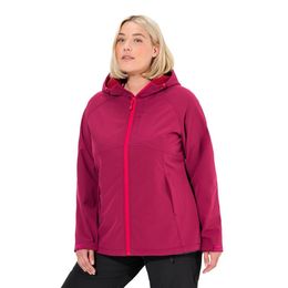 Ulla Popken Softshelljacke in magenta | Gr.: 50-52