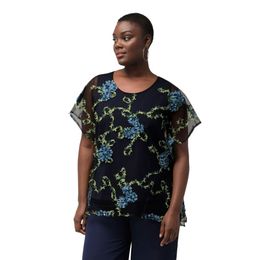 Ulla Popken Bluse in nachtblau | Gr.: 54-56