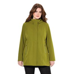 Ulla Popken Softshelljacke in hellkhaki | Gr.: 50-52
