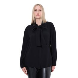 Ulla Popken Bluse in schwarz | Gr.: 54-56
