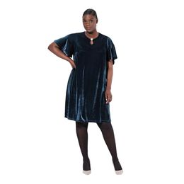 Ulla Popken Abendkleid in marine | Gr.: 42-44