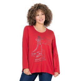 Ulla Popken Longsleeve in salsa | Gr.: 54-56