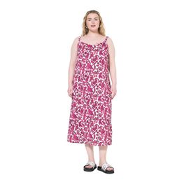 Studio Untold Kleid in hibiskusrot | Gr.: 46-48