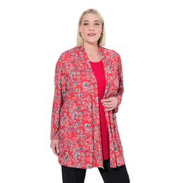 Ulla Popken Shirtjacke in pfauenblau | Gr.: 50-52