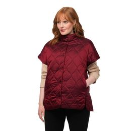 Ulla Popken Weste in dunkel kirschrot | Gr.: 46-48