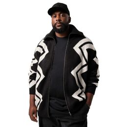 STHUGE Strickjacke in schwarz | Gr.: 4XL
