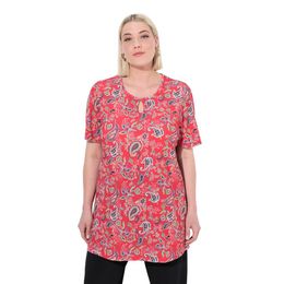 Ulla Popken Longshirt in pfauenblau | Gr.: 50-52
