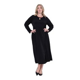 Ulla Popken Kleid in schwarz | Gr.: 62/64