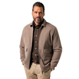 JP1880 &Uuml;bergangsjacke in dunkeltaupe | Gr.: 3XL