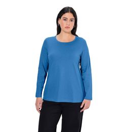 Ulla Popken Shirt in kornblume | Gr.: 54-56