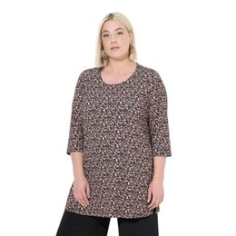 Ulla Popken Longshirt in schwarz | Gr.: 54-56