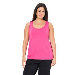 Ulla Popken Strick-Top in pink | Gr.: 46-48