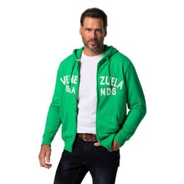 JP1880 Sweatjacke in farn gr&uuml;n | Gr.: 6XL