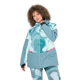 Ulla Popken Funktionsjacke in eisgr&uuml;n | Gr.: 46-48