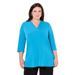 Ulla Popken Longshirt in helles t&uuml;rkis | Gr.: 66-68