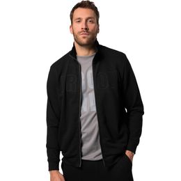 JP1880 Sweatjacke in schwarz | Gr.: 4XL