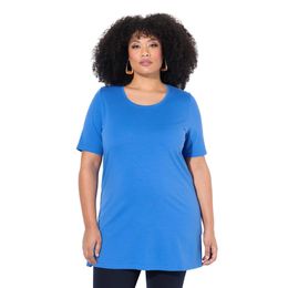 Ulla Popken Longshirt in pfauenblau | Gr.: 58-60