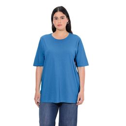 Ulla Popken Shirt in kornblume | Gr.: 50-52