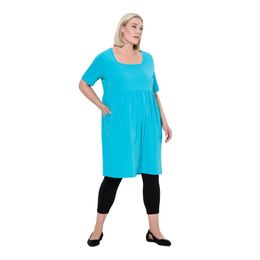 Ulla Popken Kleid in tiefes aqua | Gr.: 42-44