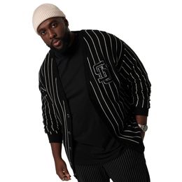 STHUGE Strickjacke in schwarz | Gr.: XXL