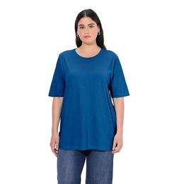 Ulla Popken Shirt in tintenblau | Gr.: 62/64