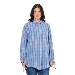 Ulla Popken Bluse in atlantikblau | Gr.: 54-56