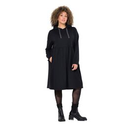 Ulla Popken Midikleid in schwarz | Gr.: 54-56