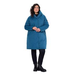 Ulla Popken Mantel in saphir | Gr.: 50-52