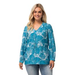 Ulla Popken Bluse in aqua | Gr.: 50-52