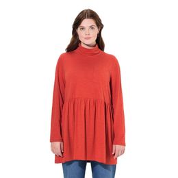 Ulla Popken Longsleeve in ziegelrot | Gr.: 42-44