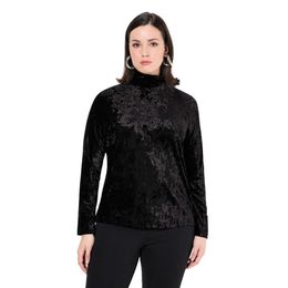 Ulla Popken Longsleeve in schwarz | Gr.: 42-44