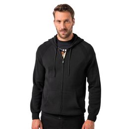 JP1880 Strickjacke in schwarz | Gr.: 4XL