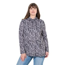 Ulla Popken Longshirt in schwarz | Gr.: 42-44