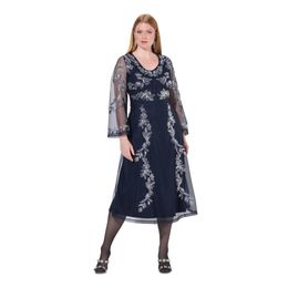 Ulla Popken Kleid in marine | Gr.: 44 - Normalgr&ouml;&szlig;e