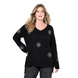 MIAMODA Pullover in schwarz | Gr.: 54-56