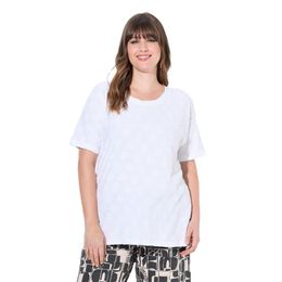 Ulla Popken Shirt in schneewei&szlig; | Gr.: 42-44