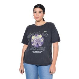 Studio Untold Shirt in anthrazit melange | Gr.: 54-56