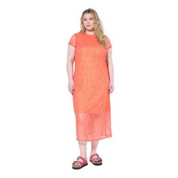 Studio Untold Midikleid in hibiskusrot | Gr.: 46-48