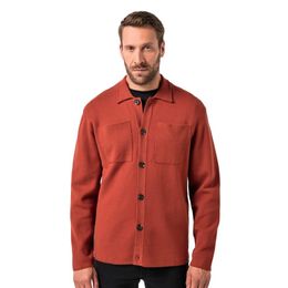 JP1880 Strickjacke in ziegelbraun | Gr.: XL