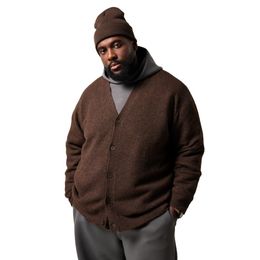 STHUGE Strickjacke in erdbraun | Gr.: XXL