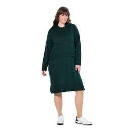 Ulla Popken Strickkleid in smaragdgrün | Gr.: 58-60