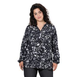 Angel of Style Bluse in schwarz | Gr.: 48