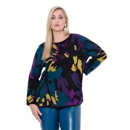 Ulla Popken Pullover in schwarz | Gr.: 58-60
