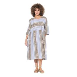 Ulla Popken Midikleid in apricot | Gr.: 50-52