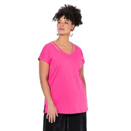 MIAMODA Shirt in hibiskuspink | Gr.: 46