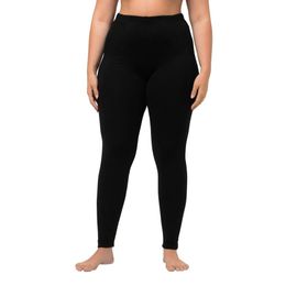 Ulla Popken Leggings in schwarz | Gr.: 62/64